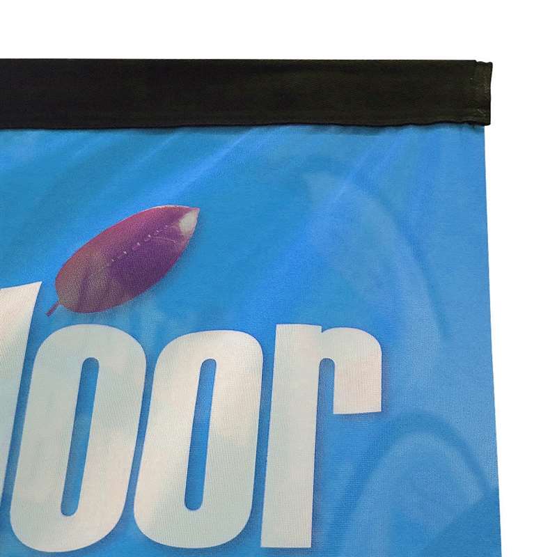 Beachflag, Outdoor Square Flag, Small, inkl. stang, flag og sort Flag-fod